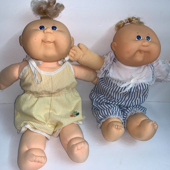 Cabbage Patch Kids | Other | Vintage Rare Lot Of 2 Cabbage Patch Kids 9781982 Numbered Dolls ...